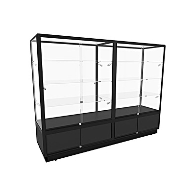 TSB 2400 Extra Large Glass Display Cabinet with Storage - Fully ...