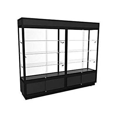 TSF 2400 – Upright Display Cabinet with LED Downlights and Storage ...