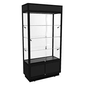 Upright Glass Display Cabinet – Fully Assembled TSF 1000 - Showfront ...
