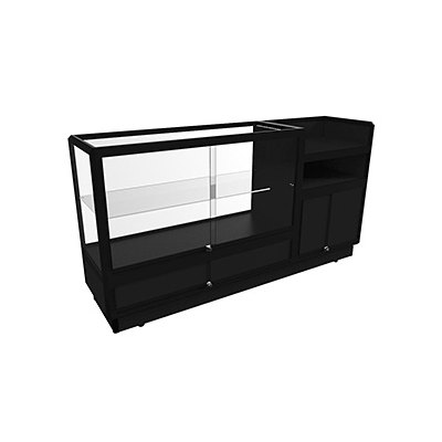 SCGD 1800 Service Counter with Glass Display Cabinet – Fully Assembled ...